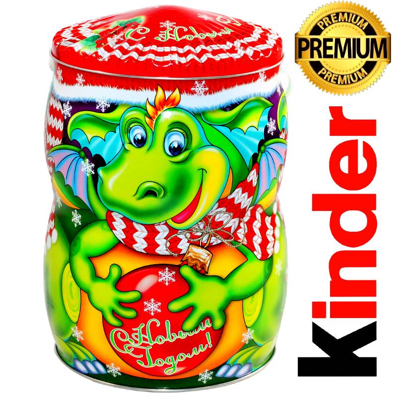 Сладкий новогодний подарок Киндер весом 1860 гр по цене 1756 руб от ...