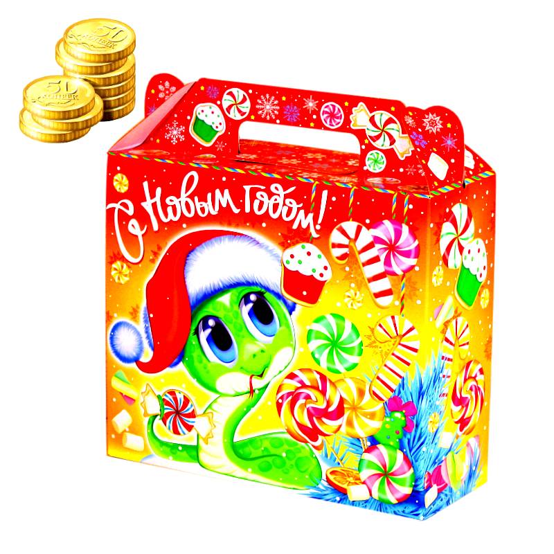 Сладкий новогодний подарок Славянка весом 600 гр по цене 296 руб от ...